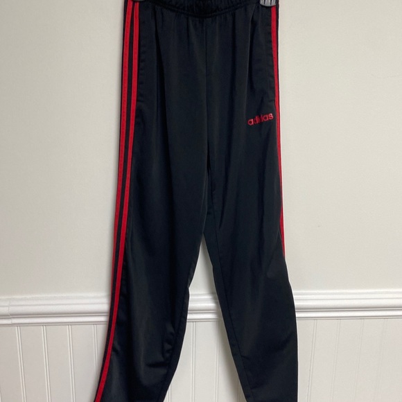 adidas | Pants | Adidas Prime Green Black With 3red Stripes Training ...
